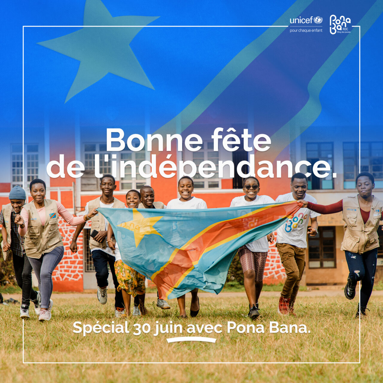 30 juin, bonne fête de l'indépendance avec Pona Bana en RDC